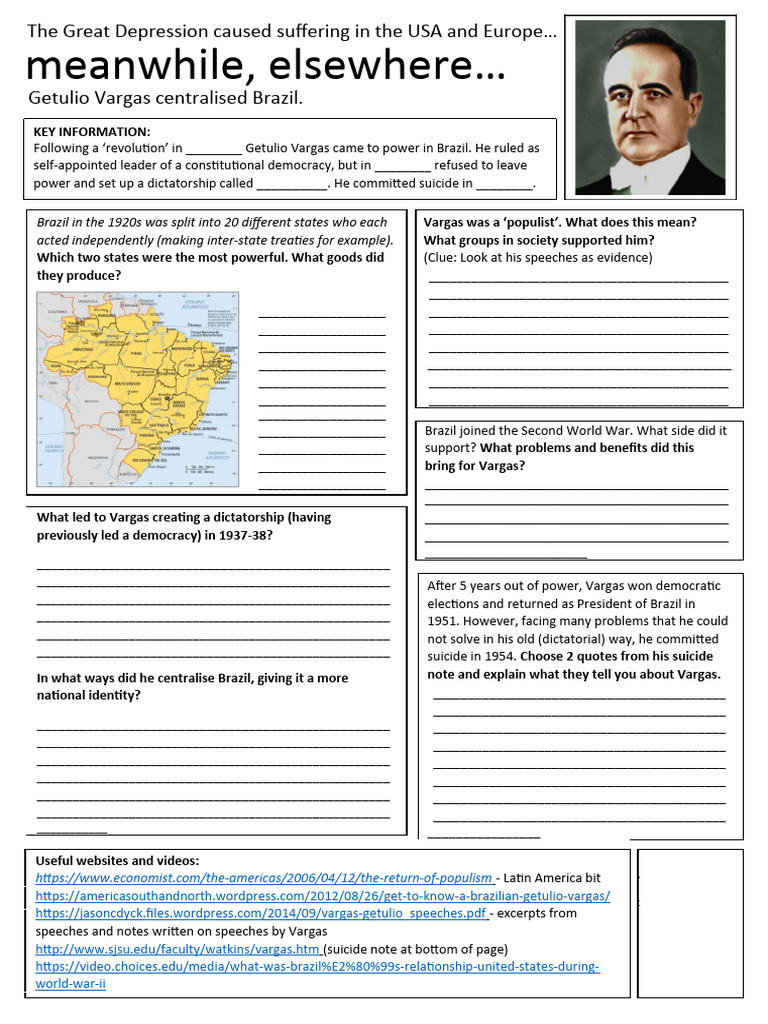 Meanwhile Elsewhere Vargas 3 | PDF | Dictatorship | Forms Of Government