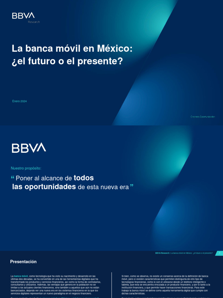 Operaciones Por Banca Móvil y Apps BBVA Research | PDF | Teléfonos móviles | Internet