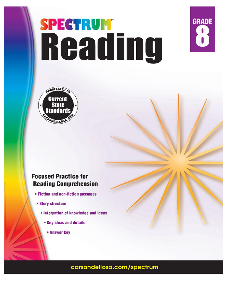 Spectrum Reading Workbook Grade 8 Pages 51-100 - Flip PDF Download ...