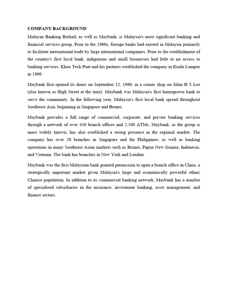 Maybank Vision | PDF