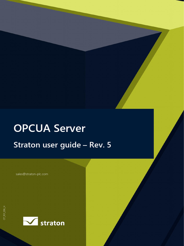 094.straton User Guide OPC-UA-Server | PDF | Computing | Software