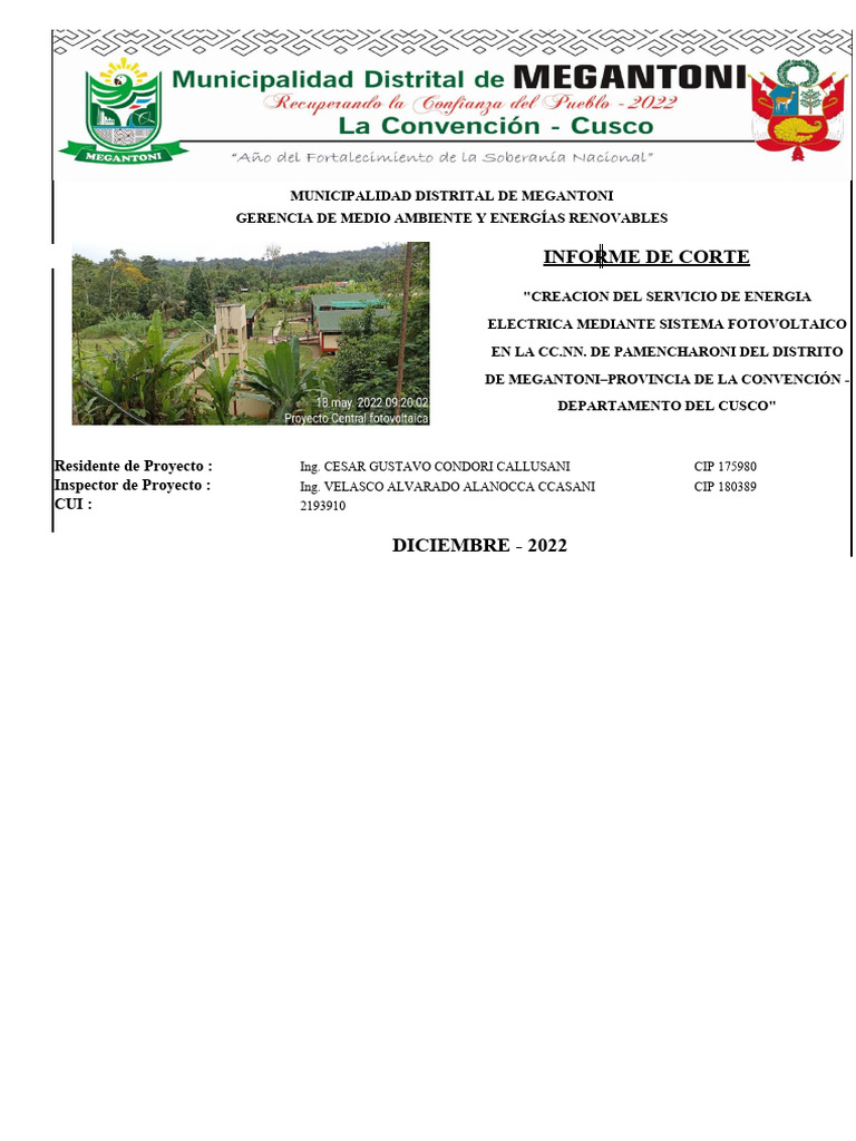 Separadores Inf Corte | PDF | Fotovoltaica | Sistema fotovoltaico