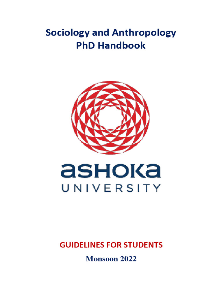 PHD Sociology Handbook 2022 - V1.1 | PDF | Thesis | Doctor Of Philosophy