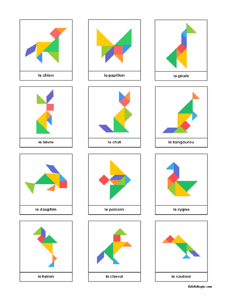 tangram animals | PDF
