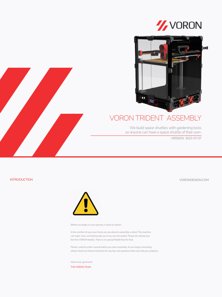 Assembly Manual Trident Download Free Pdf Screw Mechanical