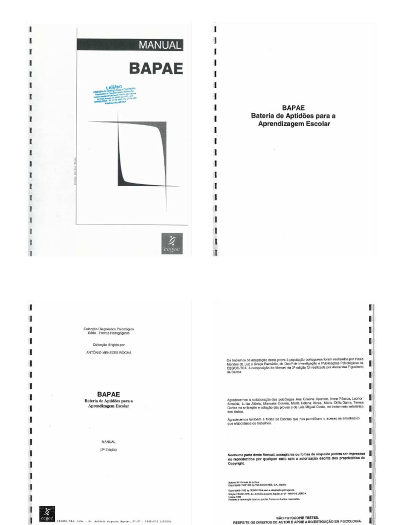 Bpae Manual | PDF