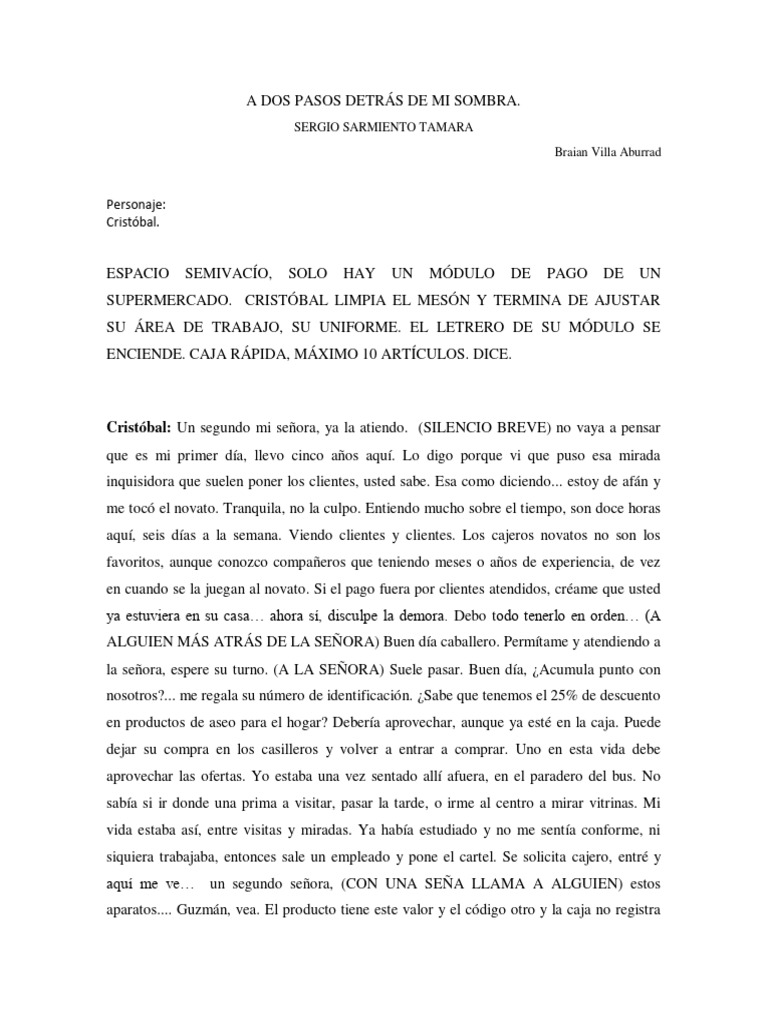 15 A DOS PASOS DETRÁS DE MI SOMBRA sergio sarmiento | PDF 15 A DOS PASOS DETRÁS DE MI SOMBRA sergio sarmiento | PDF