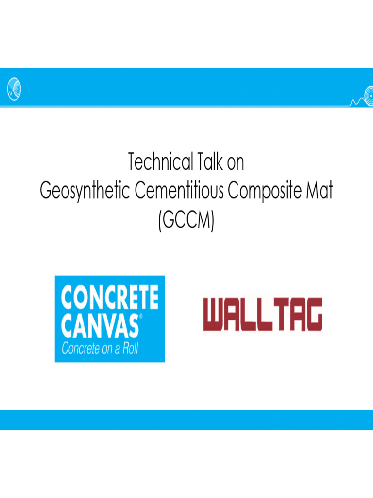 GCCM Installation Guide per ASTM D8173 | PDF | Concrete | Cement