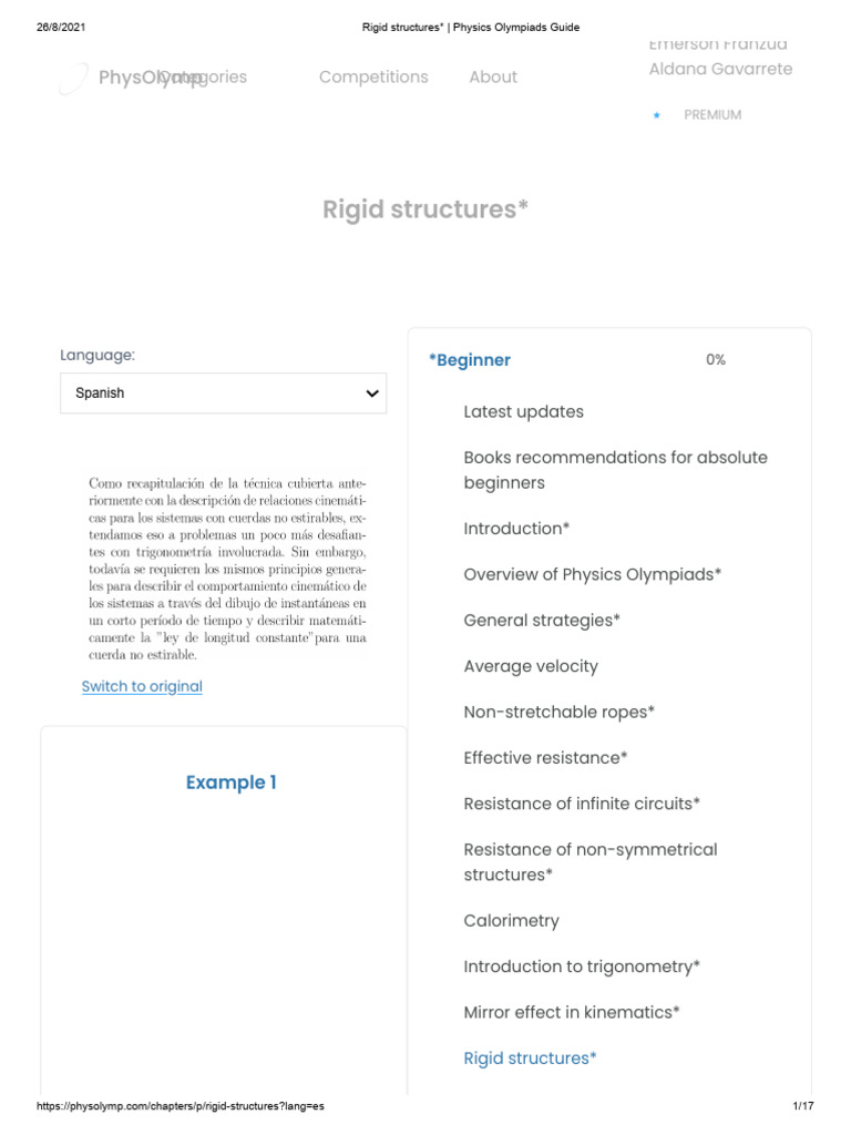 Rigid Structures - Physics Olympiads Guide | PDF | Physics | Physical ...