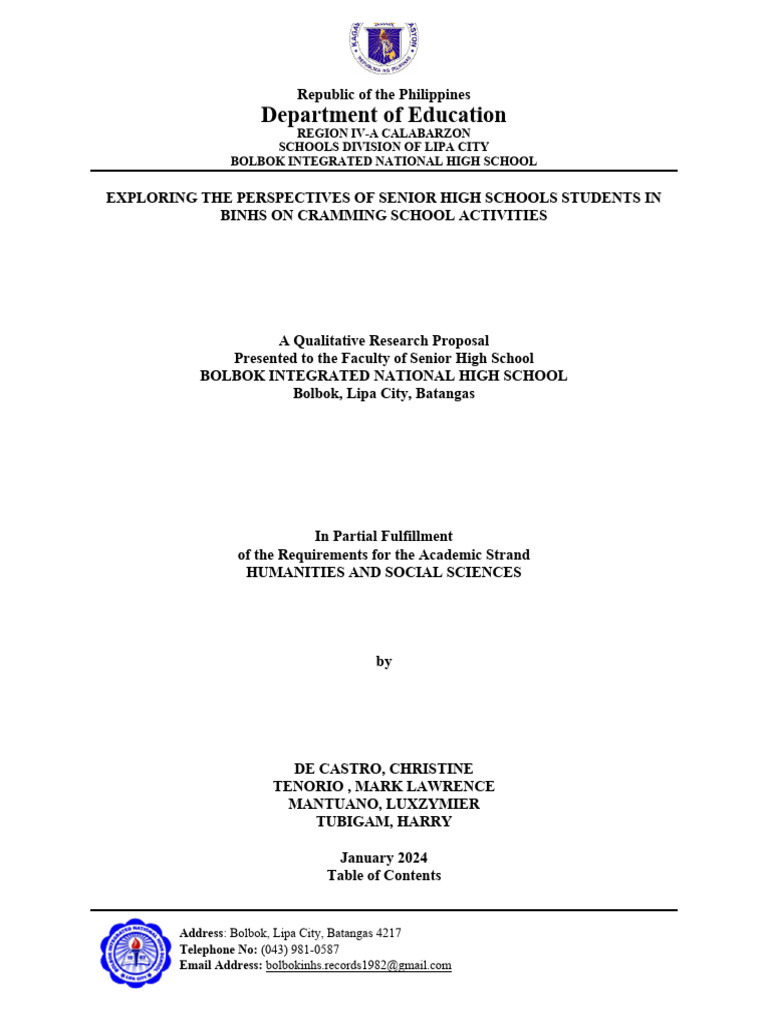 Research Proposal Chapters 1 3 Template | PDF | Data | Thesis