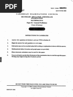 CSEC Math Paper 1 2020 | PDF