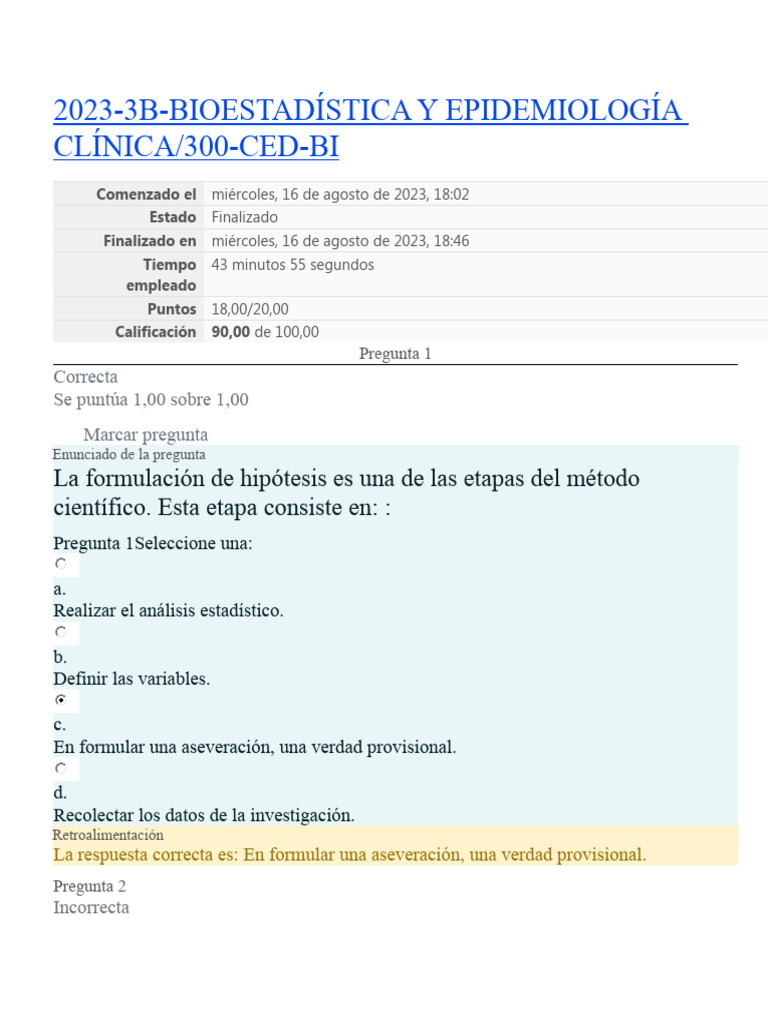Bioestadistica Prueba 1 Revision | PDF | Hipótesis | Histograma