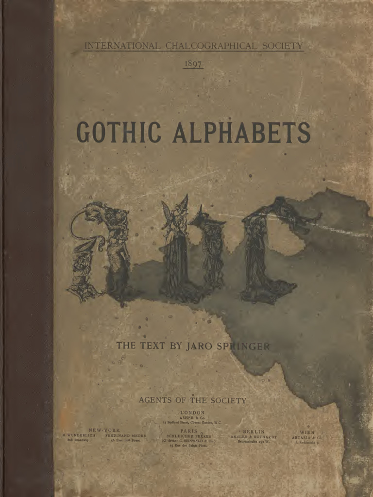 Gothic Alphabets 00 SPR I | PDF