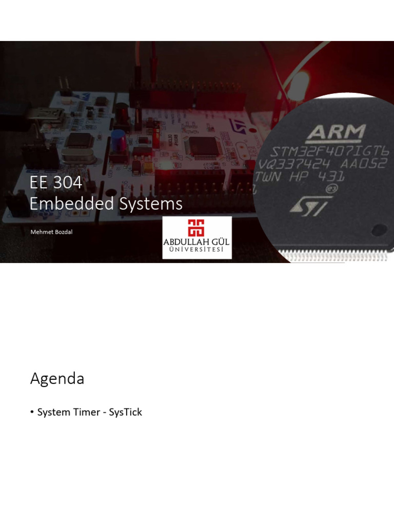 w7 SysTick | Download Free PDF | Embedded System | Timer