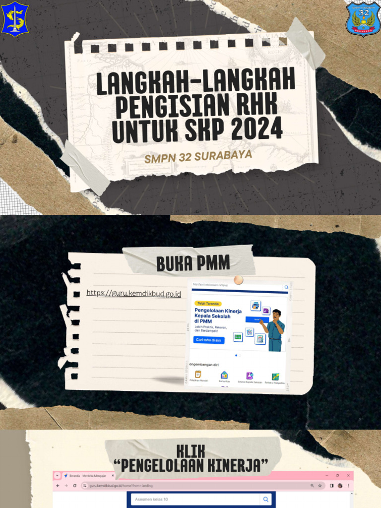 LANGKAH-LANGKAH PENGISIAN RHK UNTUK SKP 2024 - Compressed | PDF