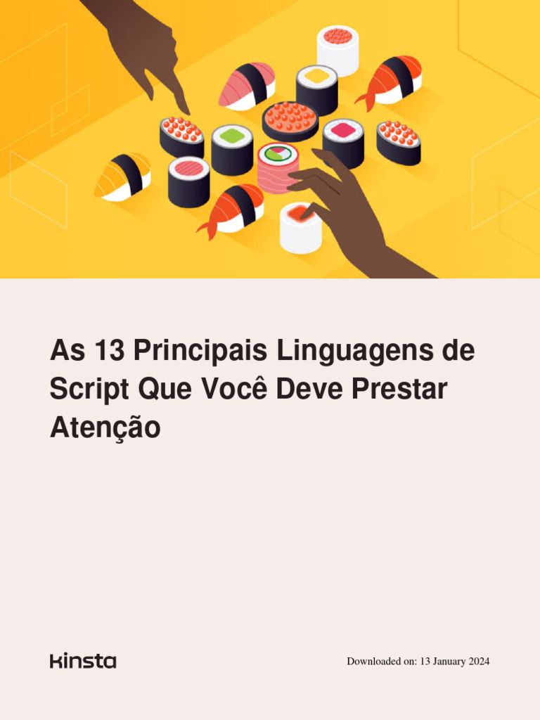 Linguagens de Script | PDF | Linguagem de script | Linguagem de programação