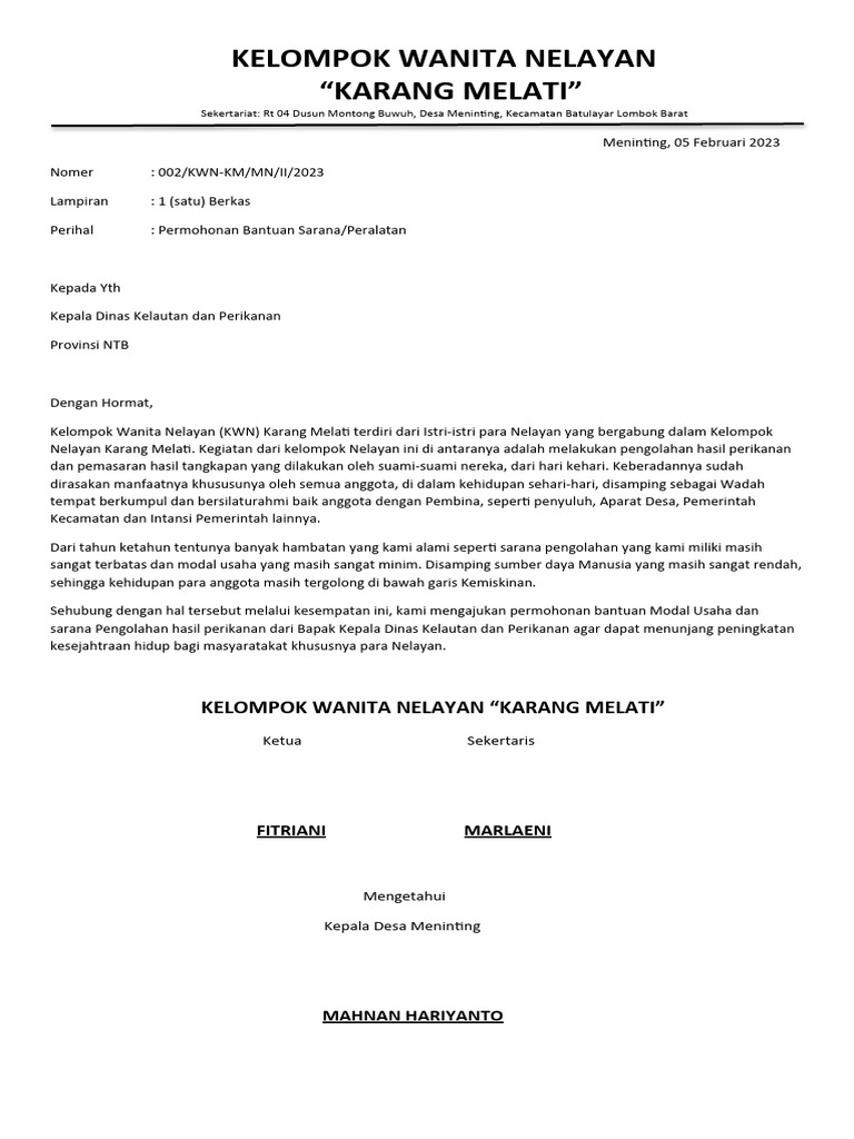 Kelompok Wanita Nelayan | PDF