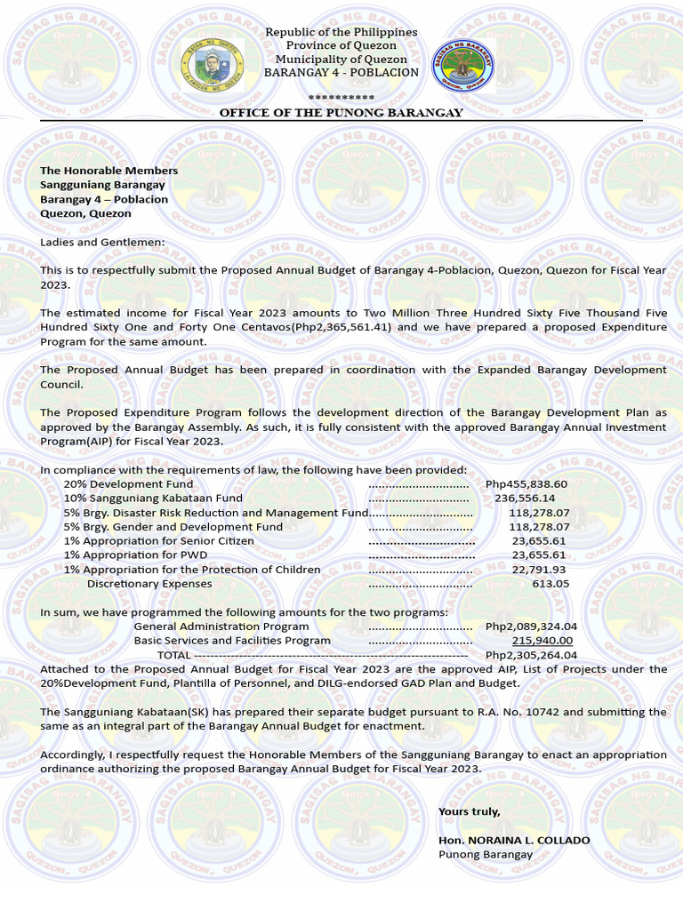 Budget Message 2023 | PDF | Budget | Government Finances