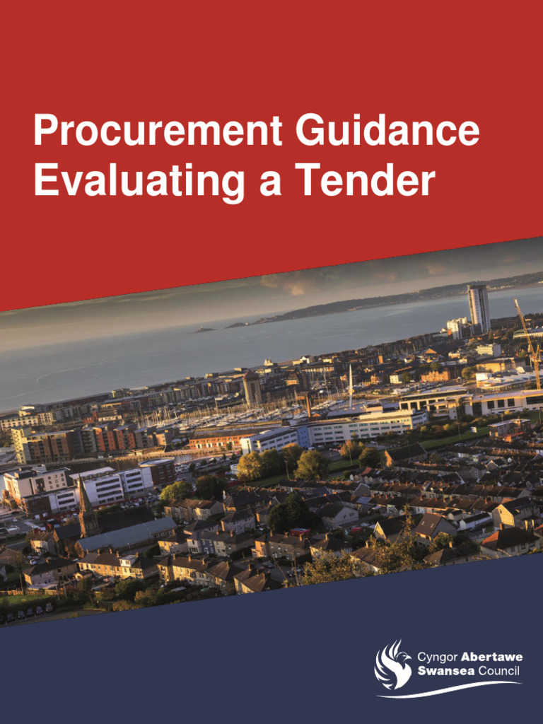 Evaluating A Tender Guide | PDF | Evaluation | Procurement