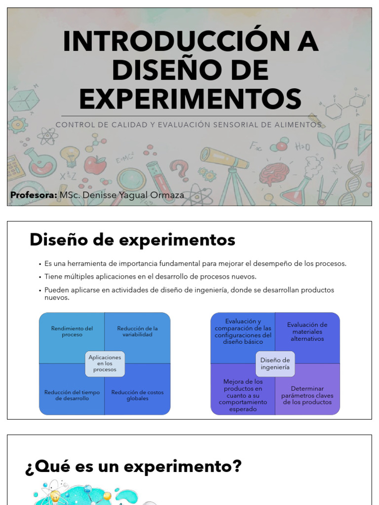 15. Introducción a diseño de experimentos | PDF | Análisis de variación | Experimentar
