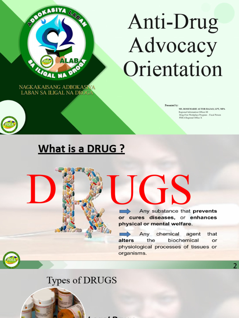 Anti-Drug Advocacy PPT 2023 | PDF | Psychoactive Drugs | Cannabis (Drug)