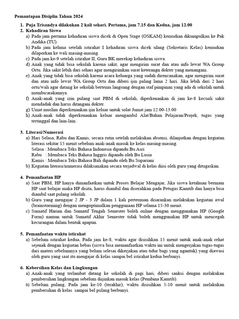 Resolusi PBM Tahun 2024 | PDF