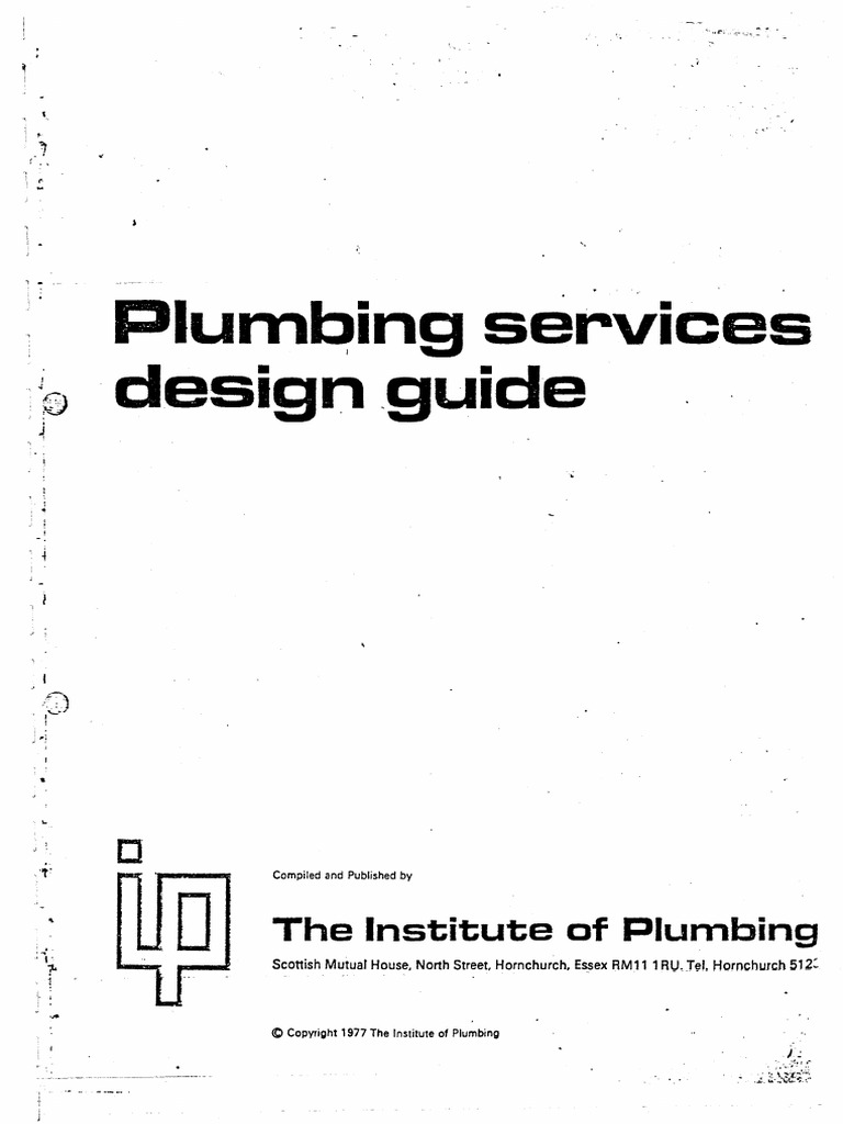 Plumbing Services Design Guide | PDF | Pipe (Fluid Conveyance ...