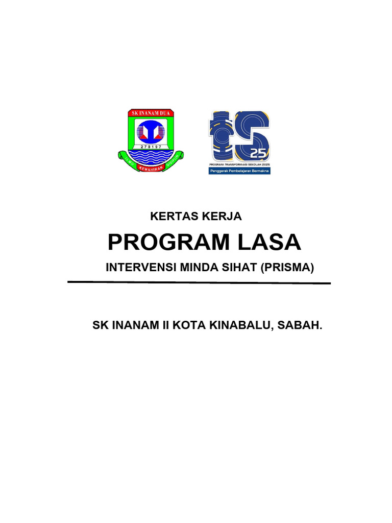 Kertas Kerja Program Lasa 1 | PDF