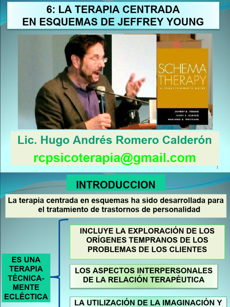 6- La terapia de Esquemas de Jefrey Young | PDF | Terapia de conducta ...
