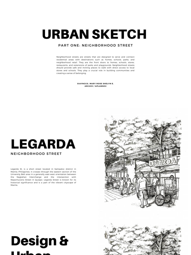 SIAYNGCO - Urban Sketch 1 | PDF