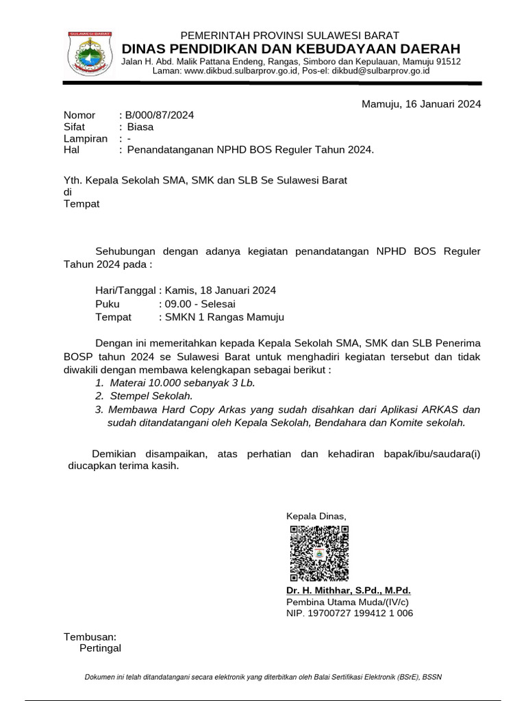 Penandatanganan NPHD | PDF