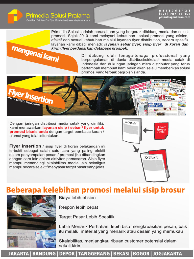 Jasa Sebar Brosur dan Flyer Efektif | PDF