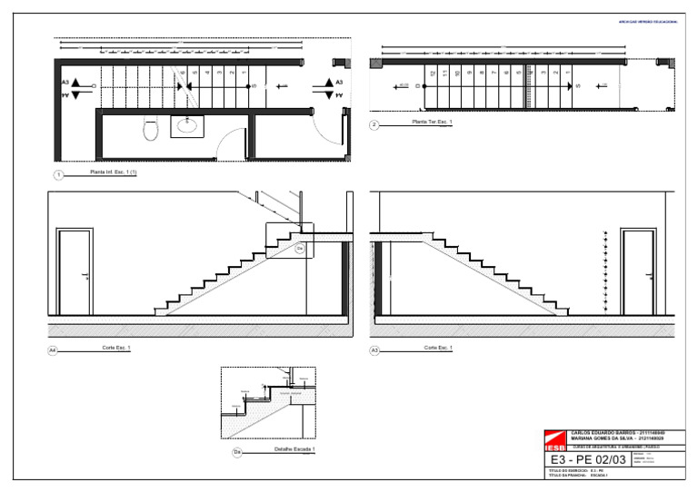 Detalhamento Escada 1 | PDF