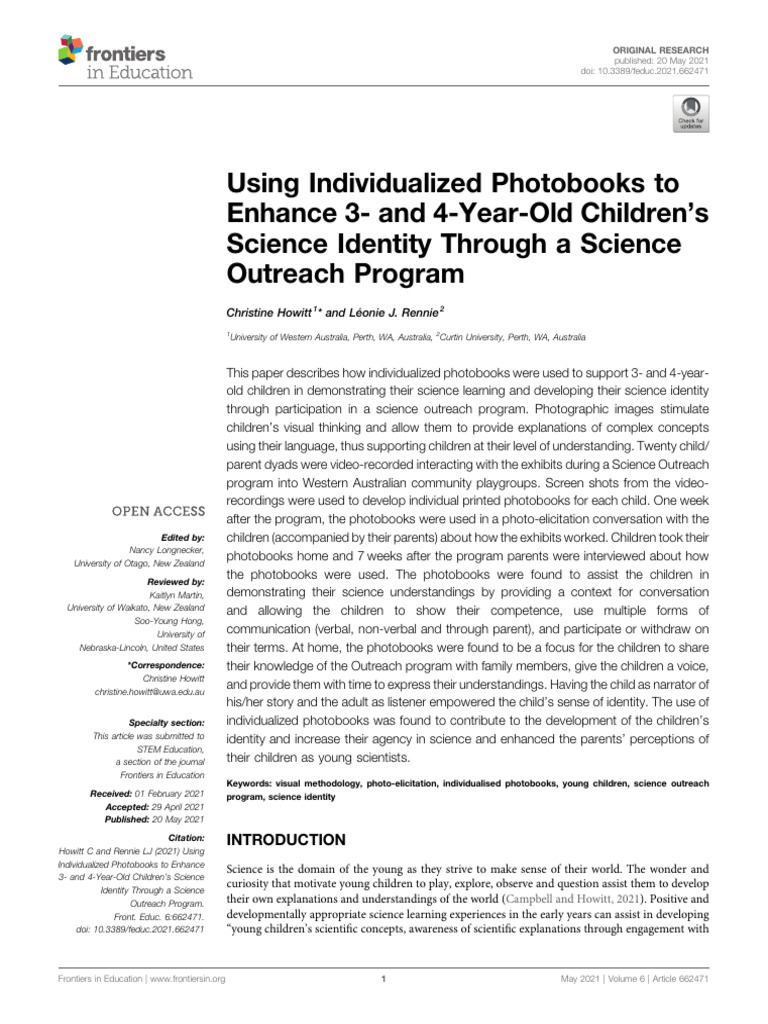 Visual Methods | PDF | Learning | Science