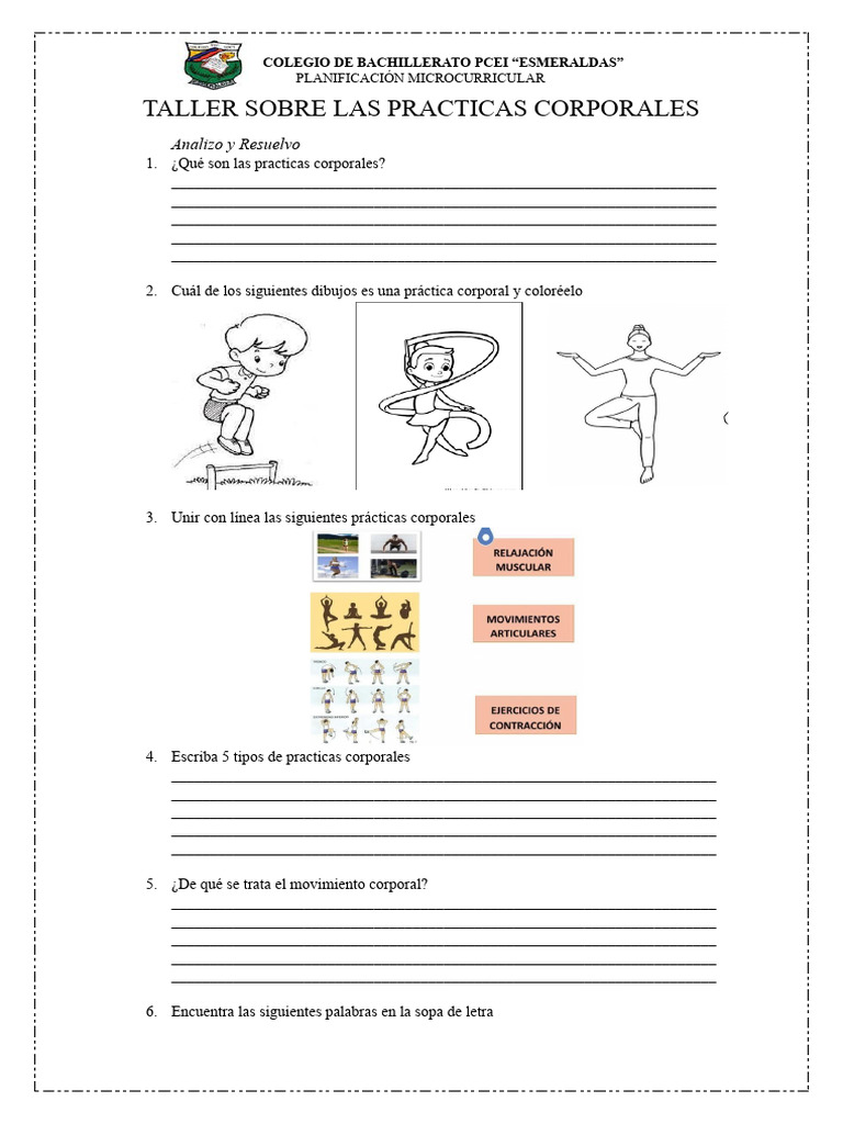 Taller Sobre Practicas Corporales | PDF | Ajedrez