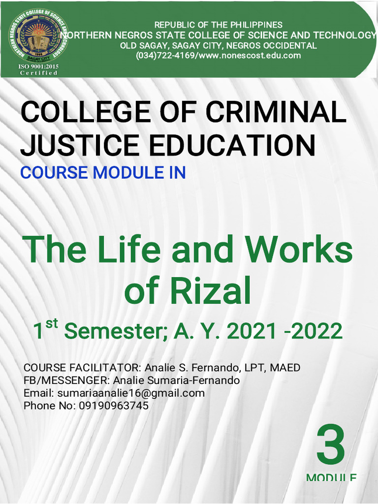 MODULE-3_1STSEM-A.Y.-2021-22_RIZAL_FERNANDO_CCJE | PDF | Gender | Gender Studies