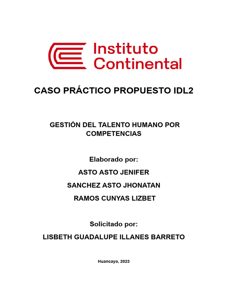 Idl 2 Talento | PDF