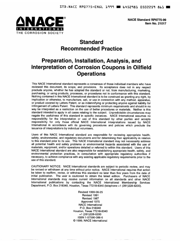 Nace MR0175 - 2015 | PDF