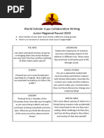 (WSC) Team Debate Guide | PDF | Immigration | English Language