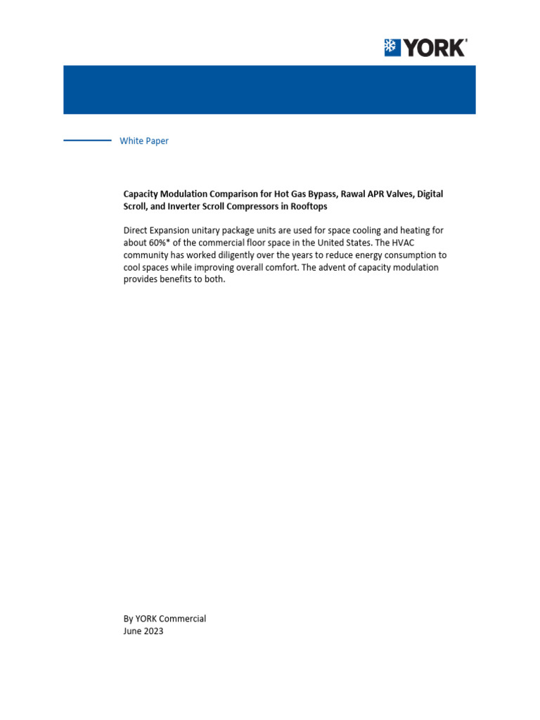 York - Capacity Modulation Comparison White Paper | PDF | Air ...