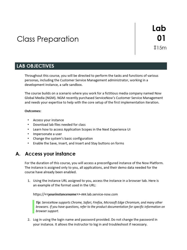 Lab 01 - Class Preparation | PDF | Computing | Software
