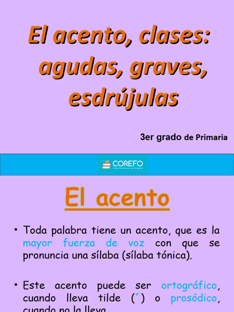 El - Acento Diapositivas | PDF