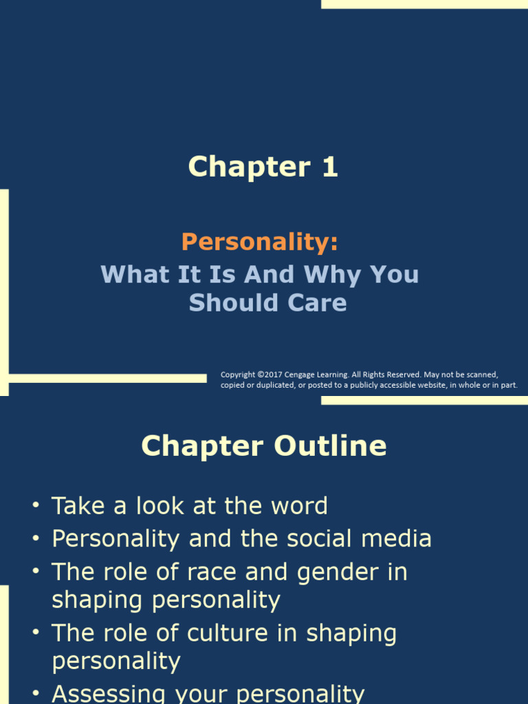 Schultz - Personality - What It Is and Why You Should Care | PDF ...