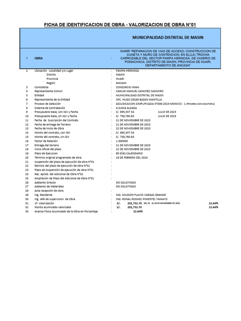 Valorizacion Mes Diciembre | PDF