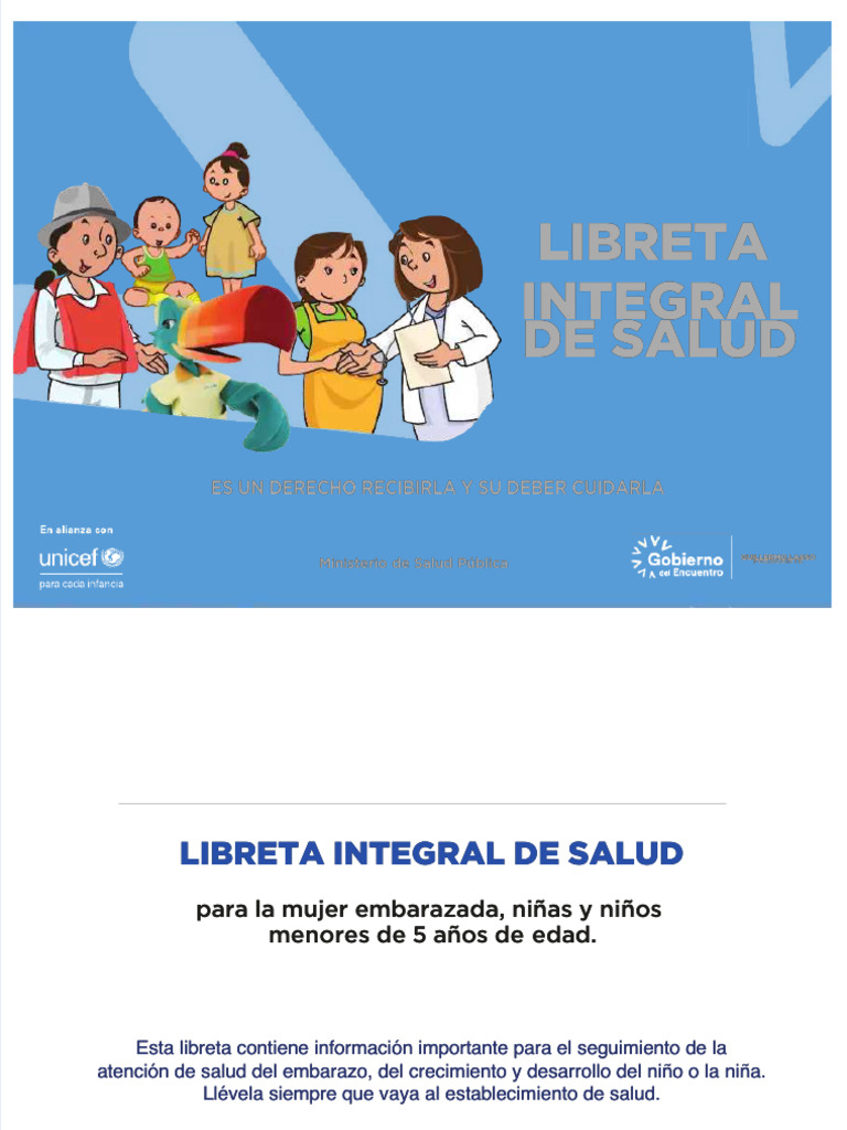 pdf-libreta-integral-de-salud_compress | PDF | El embarazo | Especialidades Medicas