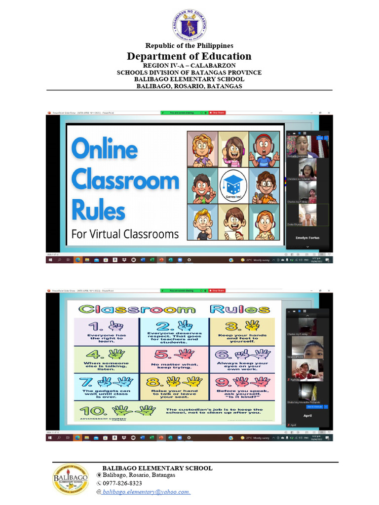 Classroom Rules | PDF