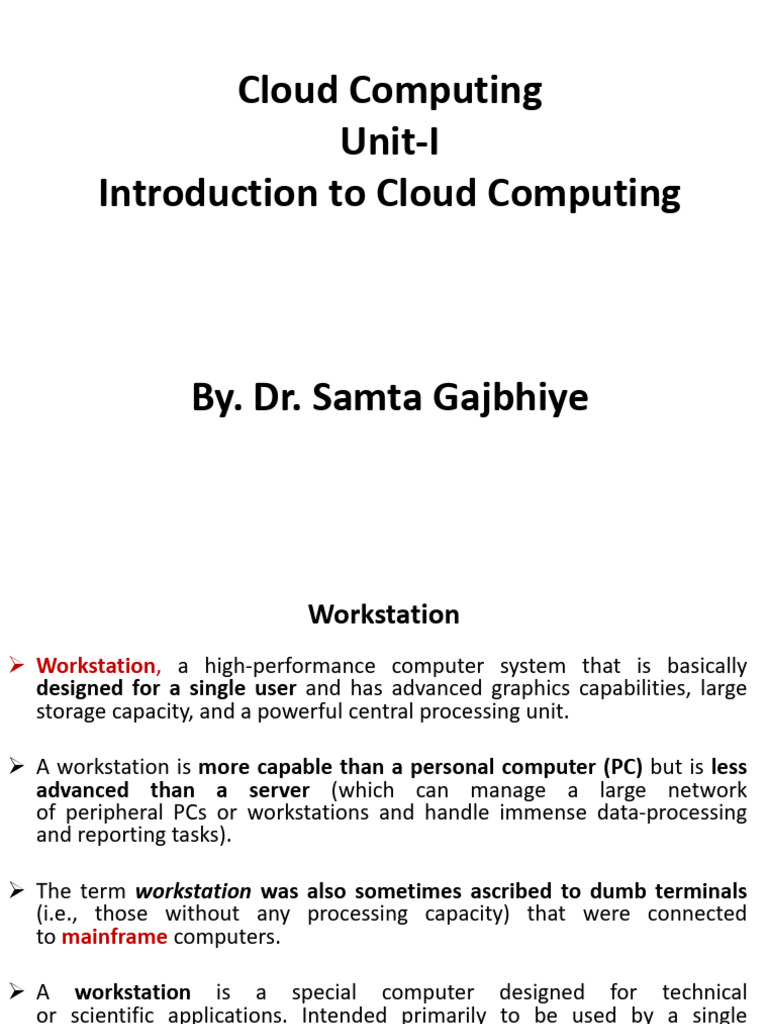Cloud Computing Unit I Pdf Cloud Computing Virtualization