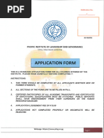 SILAG 2025 Application Form 1 | PDF