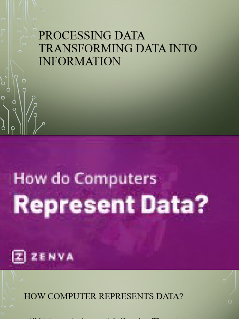 Lesson 3 Pdf Computer Data Storage Central Processing Unit