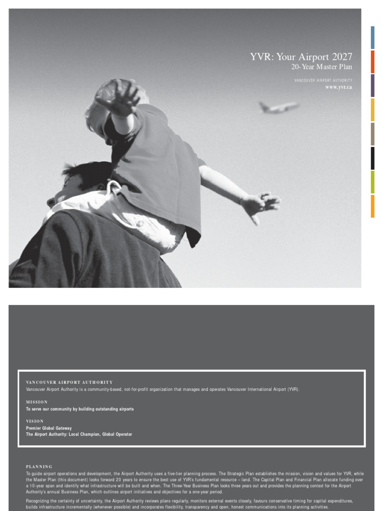Yvr Masterplan | PDF | Sustainability | Airport